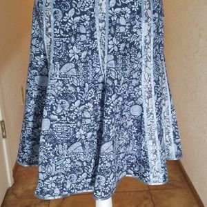 Peruvian Connection | Skirts | Peruvian Connection Floral Skater Skirt ...